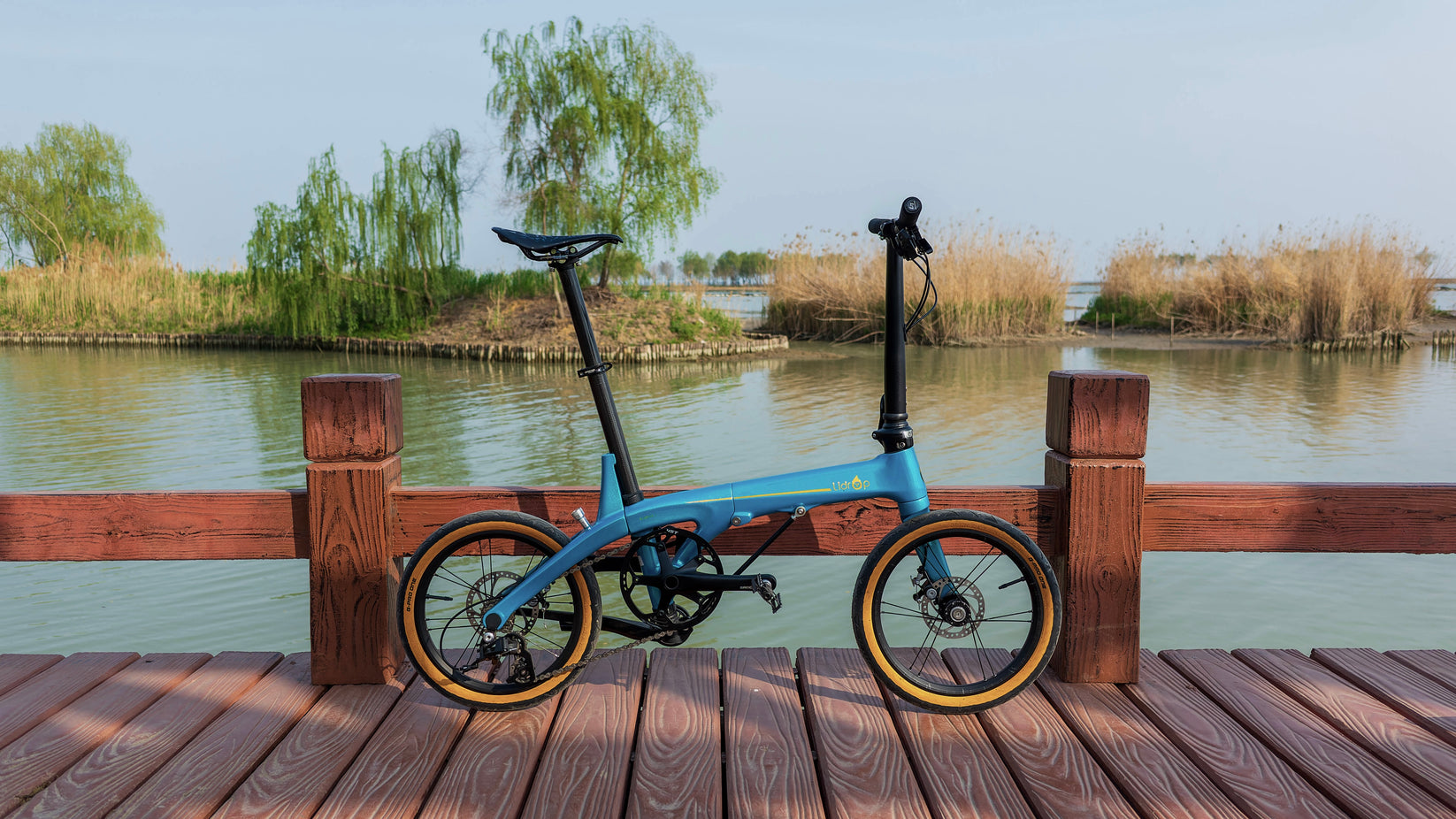 LiDrop folding bike Carbon Fiber Ultra light bike 16" inch wheel 5 spe ...